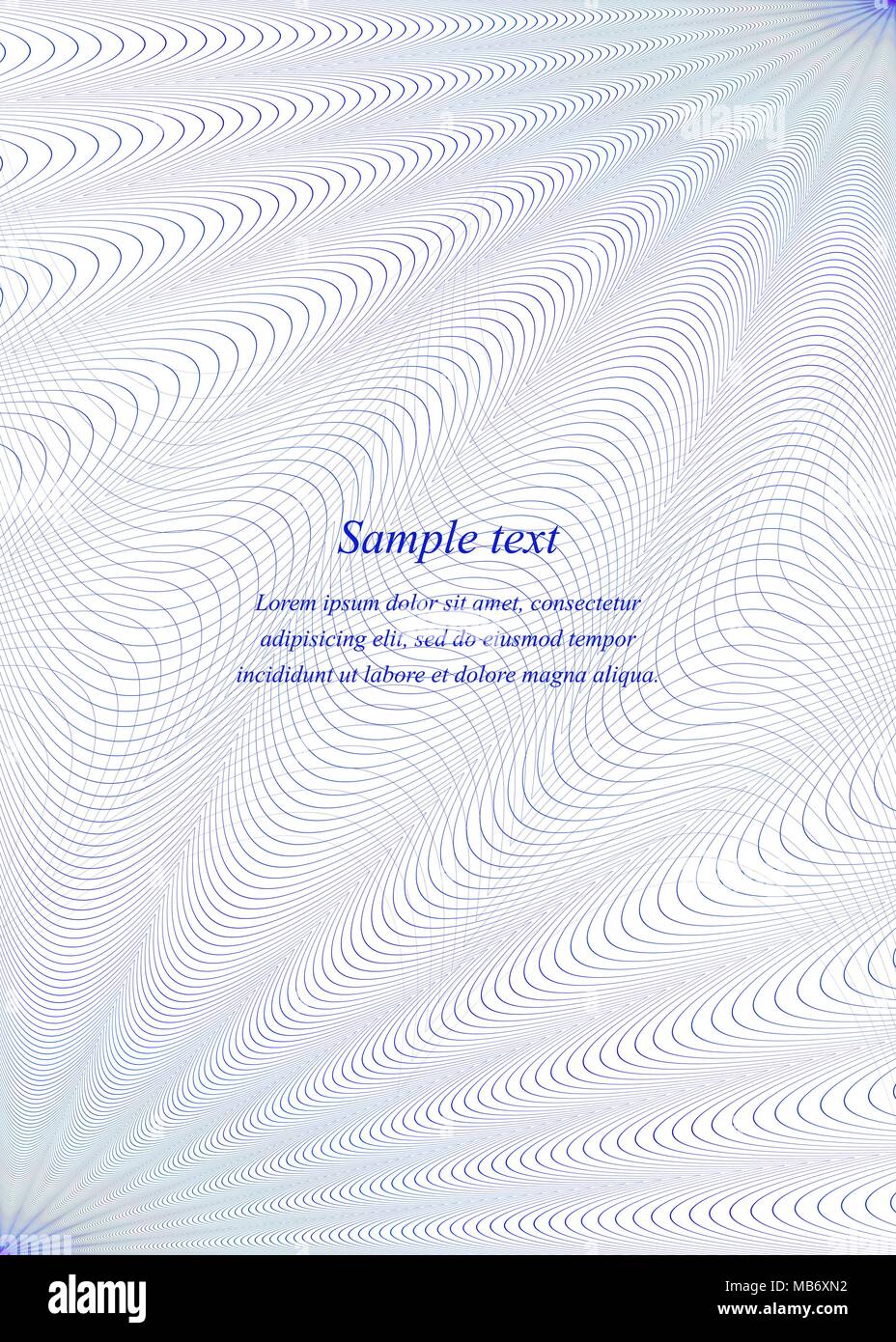 Blue watermark page design template Banque de photographies et d’images ...