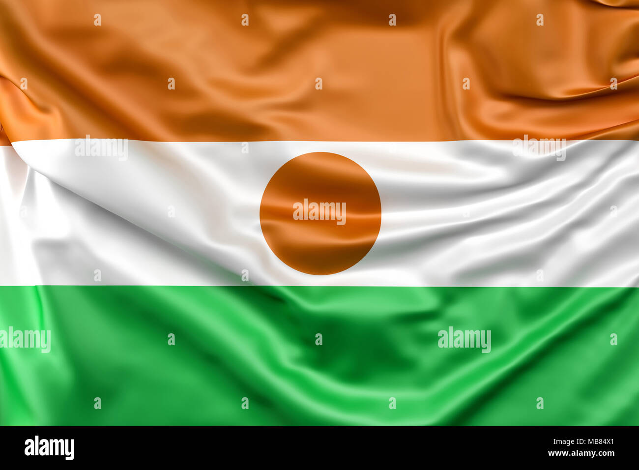 Drapeau du niger Banque de photographies et d’images à haute résolution ...