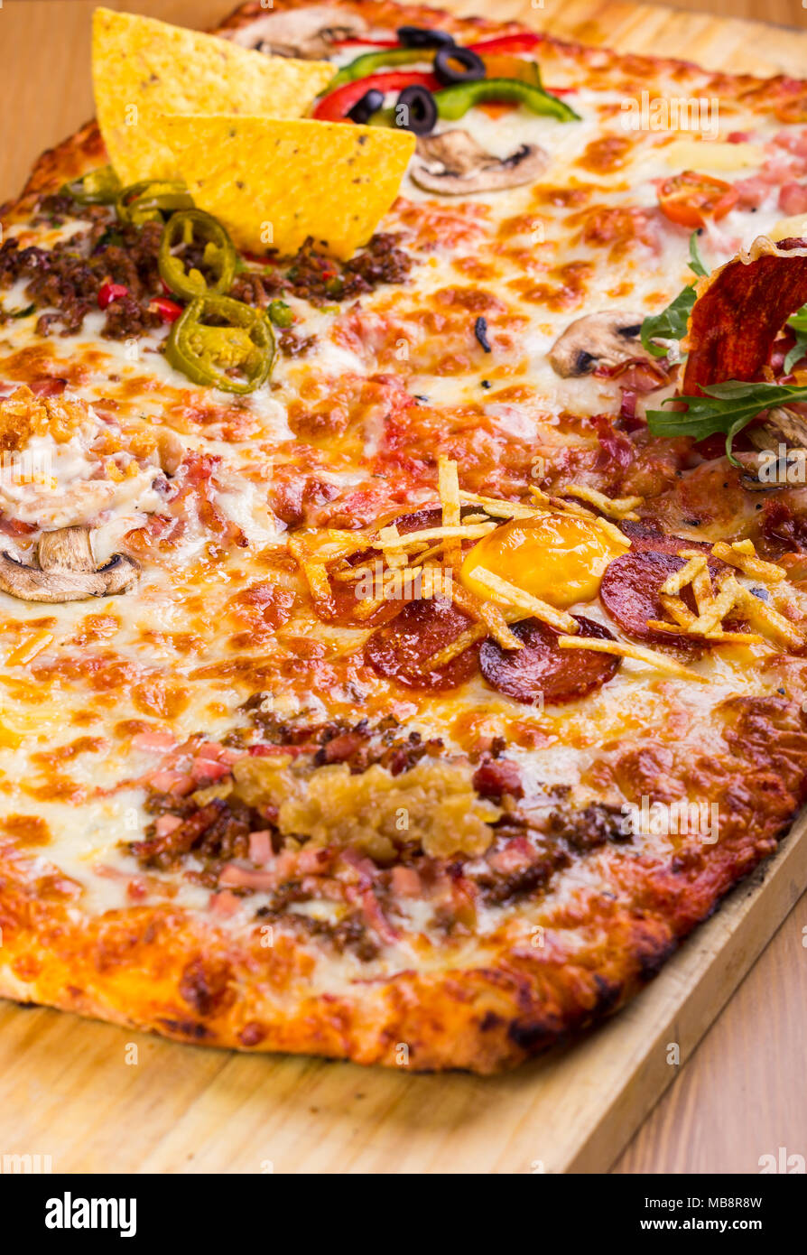 Pizza carre Banque de photographies et d’images à haute résolution - Alamy