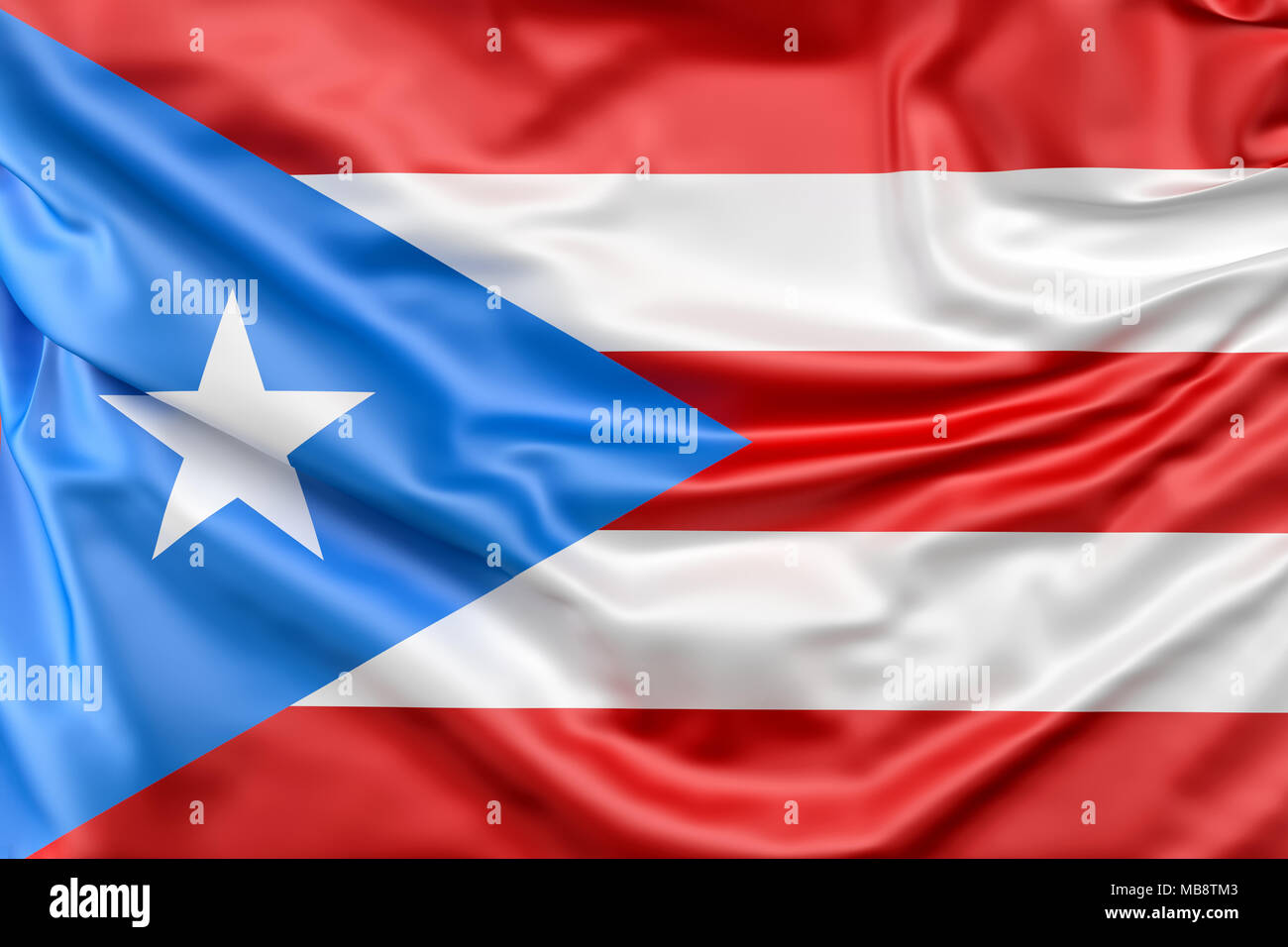 Drapeau de puerto rico Banque de photographies et d’images à haute ...