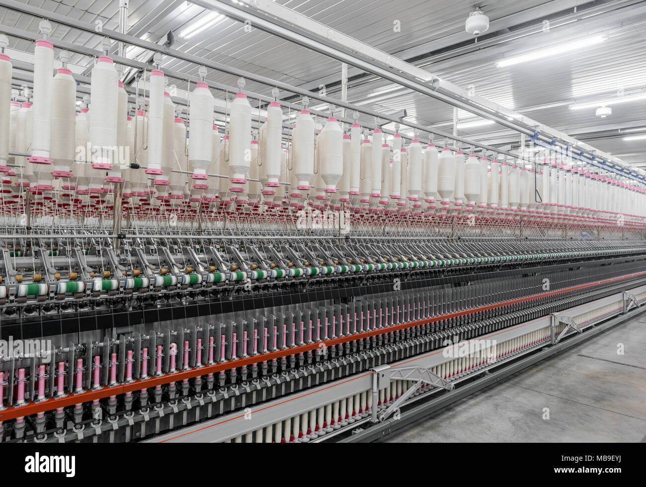 Les machines et le matériel dans l'atelier pour la production de fil ...