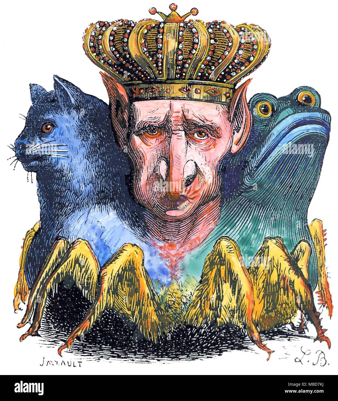 Démons - Le BAEL Bael démon, qui se manifeste dans la conjuration sous ...