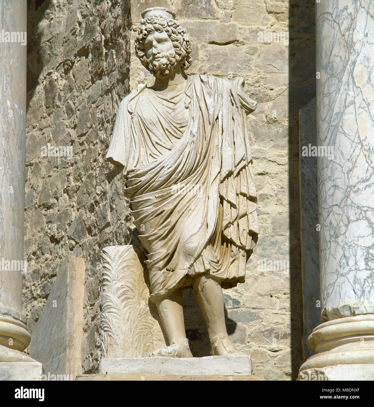 Statue romaine bouclé Banque de photographies et d’images à haute ...