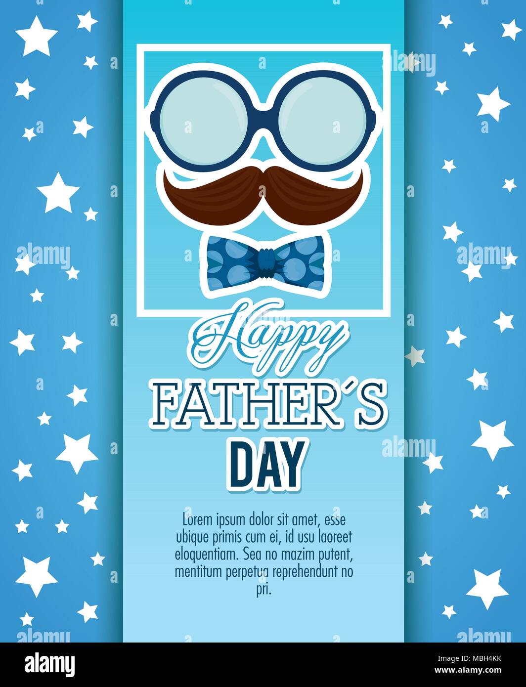 Carte De Fête Des Pères Heureux Banque d'image et photos - Alamy