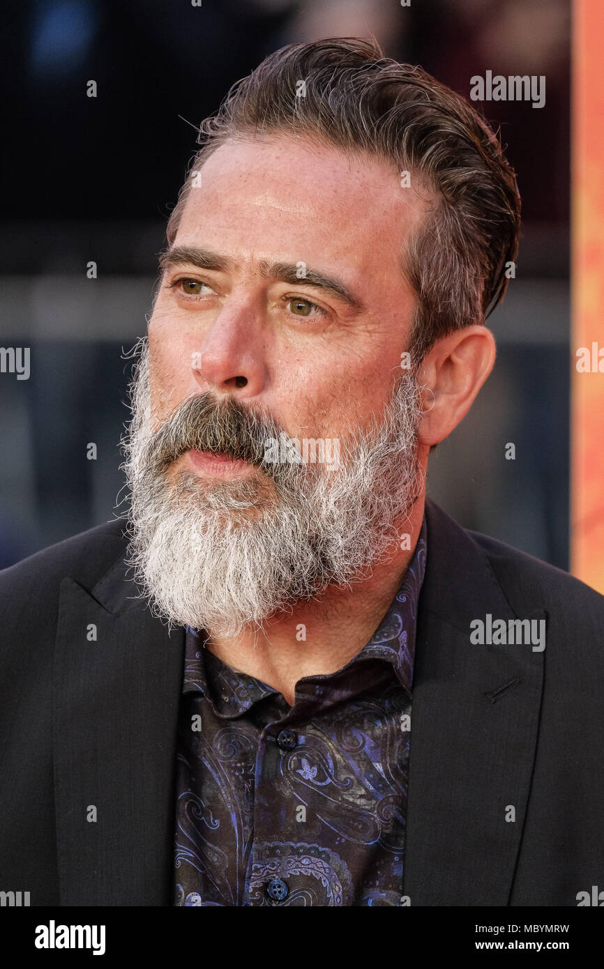 Jeffrey Dean Morgan à première européenne de rampage le mercredi 11 ...