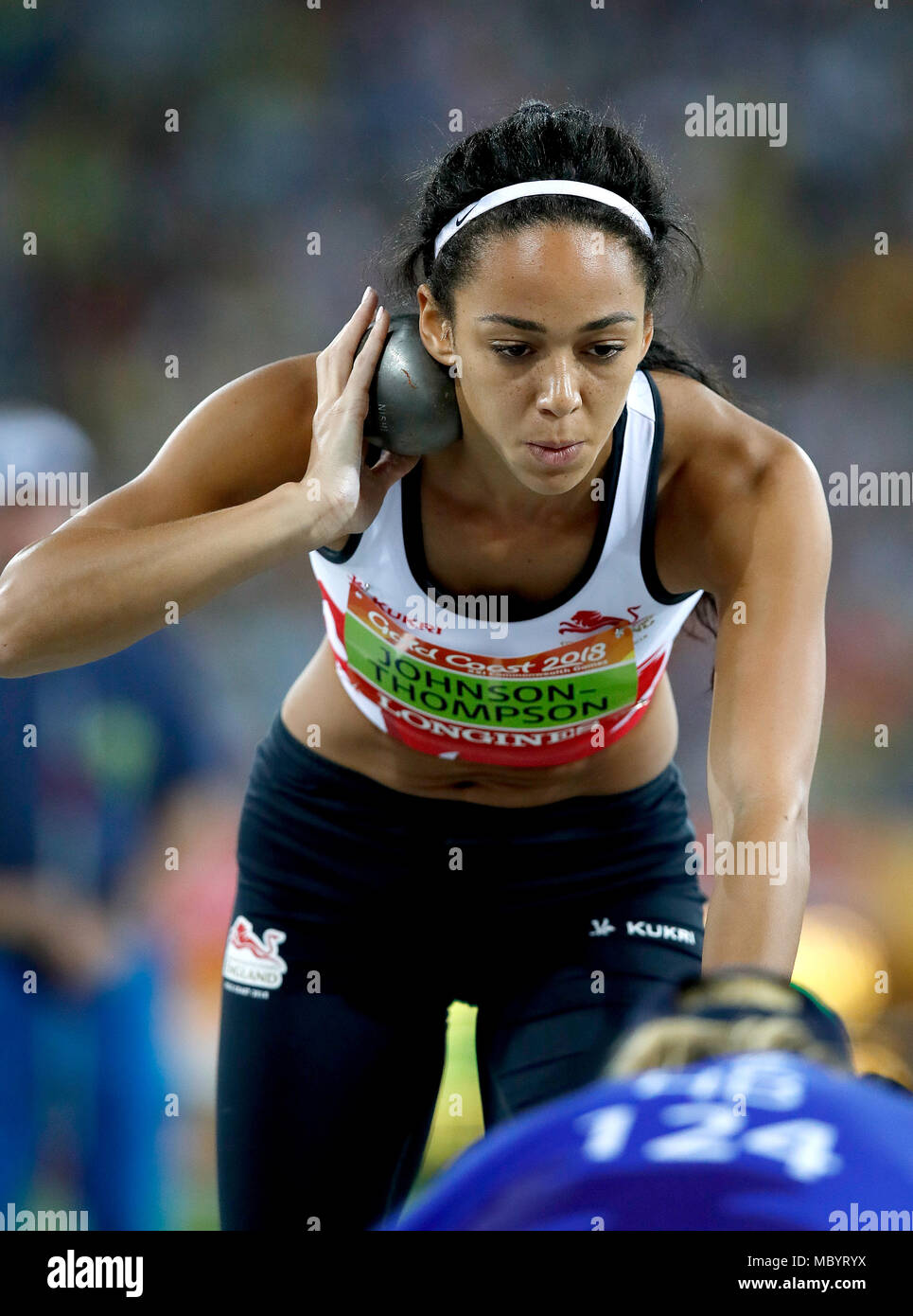 Lancer du poids heptathlon femmes stade de carrare Banque de ...