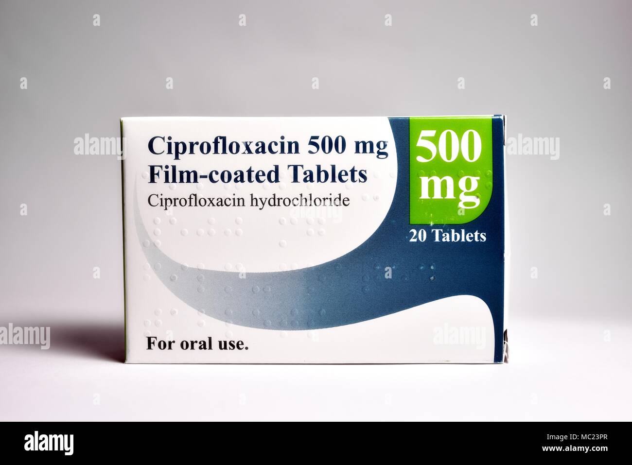 Les comprimés de ciprofloxacine antibiotique Photo Stock - Alamy