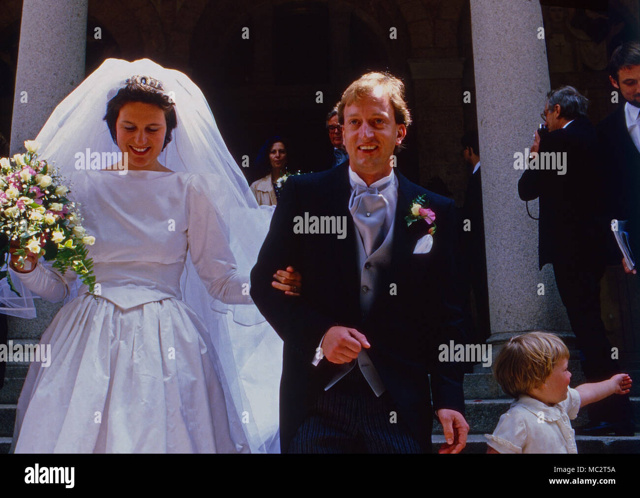 Karl Friedrich Erbprinz von Hohenzollern bei der Hochzeit mit Alexandra ...