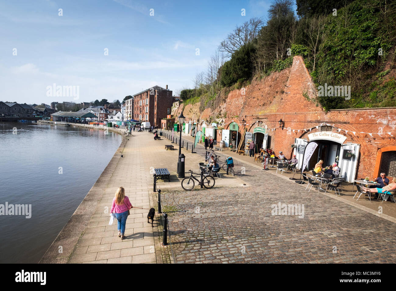 Exeter quay shopping Banque de photographies et d’images à haute ...