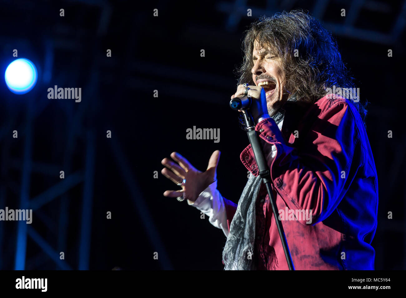 Le groupe de rock anglo-américaine de l'étranger avec la chanteuse ...