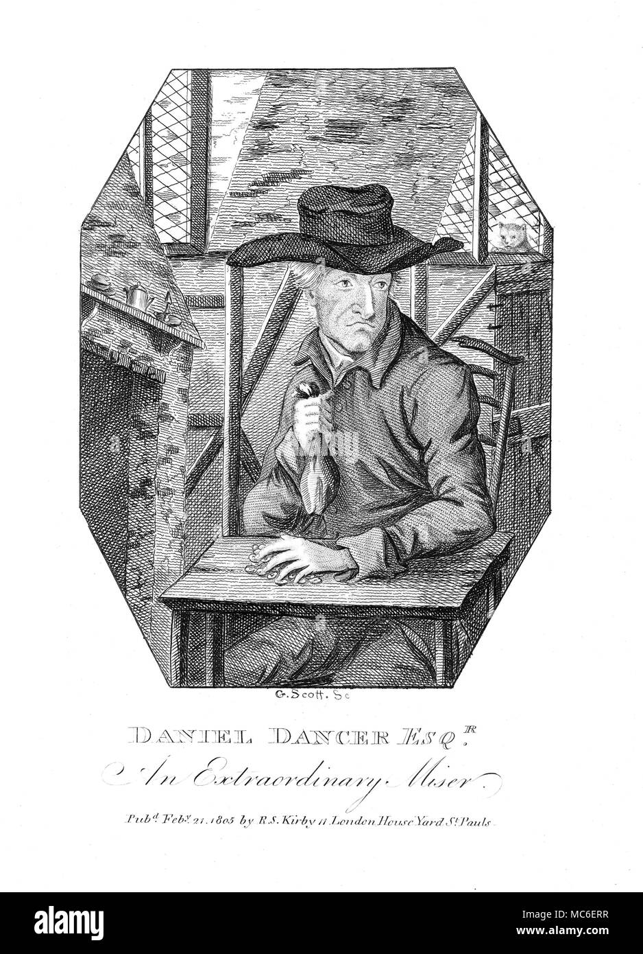 Des phénomènes étranges - DANIEL DANCER, le Portrait de l'Avare, gravée ...