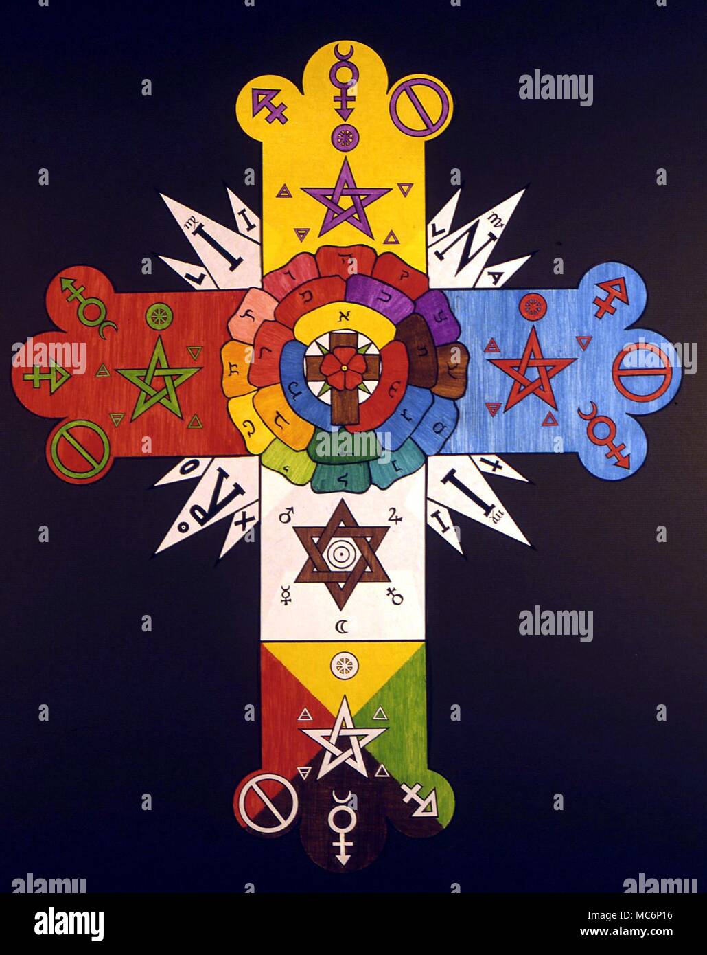 L'emblème de la Rose Croix qui devait être faite personnellement par ...