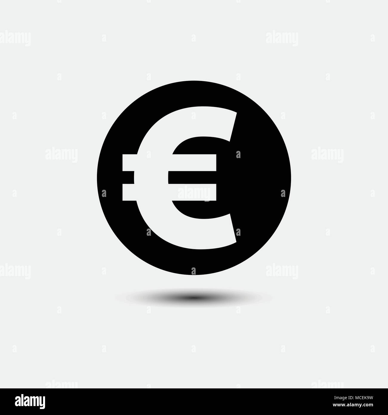 Signo euro Banque d'images vectorielles - Alamy