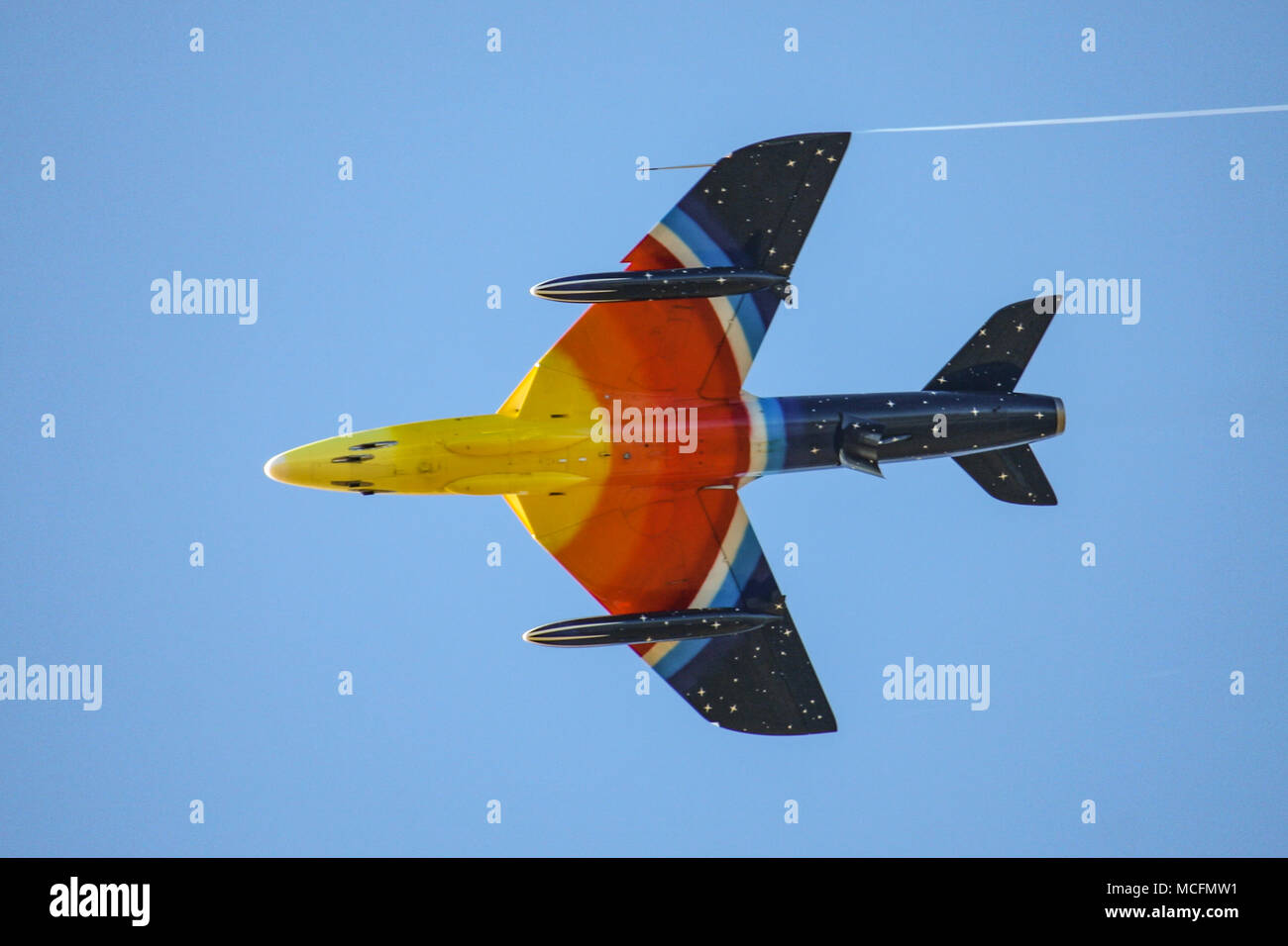 Avion militaire hawker hunter Banque de photographies et d’images à ...