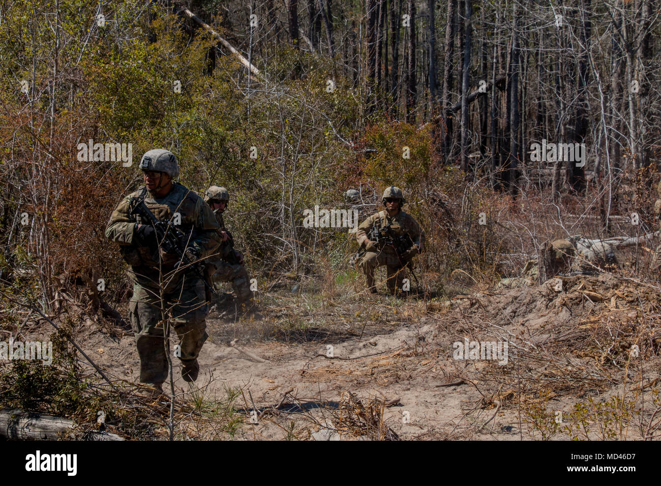 Soldats de la Compagnie Charlie, 2e Bataillon interarmes, 69e régiment ...
