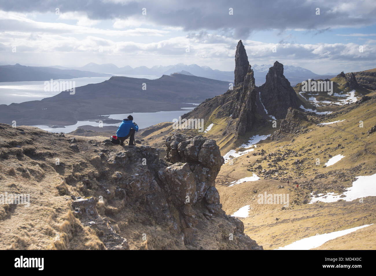Des scènes de Old Man Storr dans l'île de Skye qui a été voté Meilleur ...
