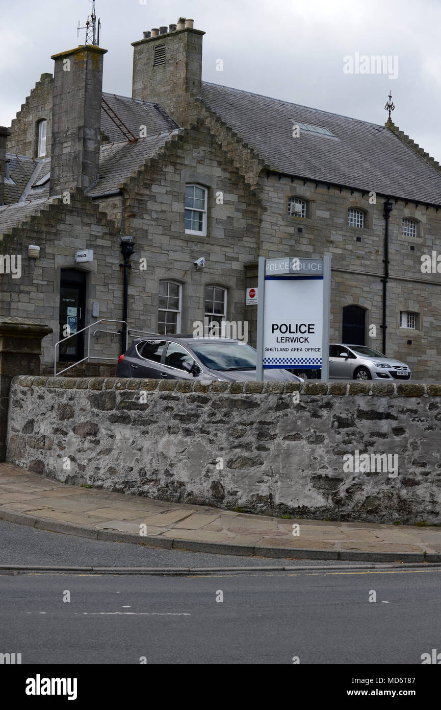Poste de police de lerwick Banque de photographies et d’images à haute ...