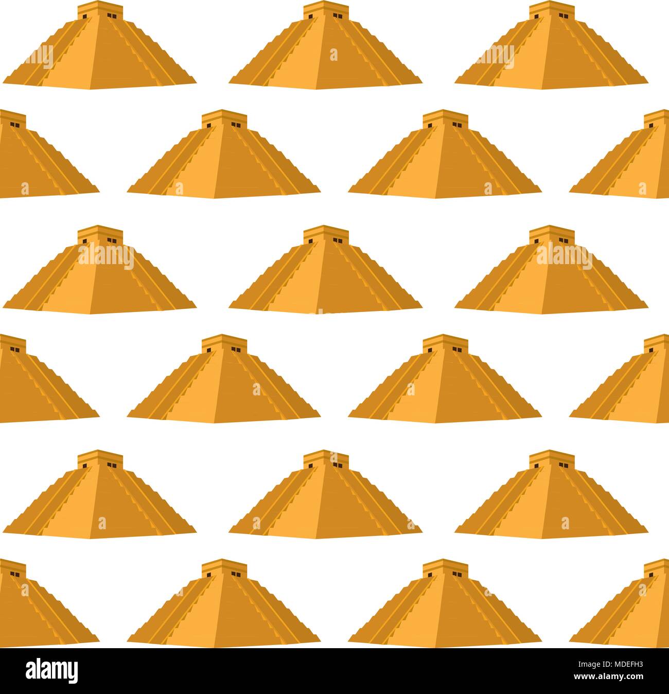 Piramide chichen itza Banque d'images vectorielles - Alamy