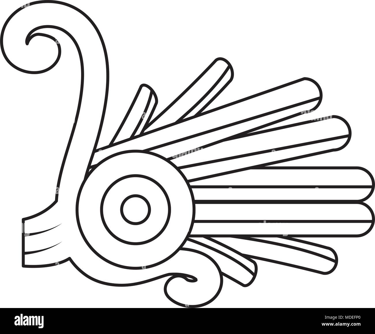 Symbole autochtone Banque d'images vectorielles - Alamy