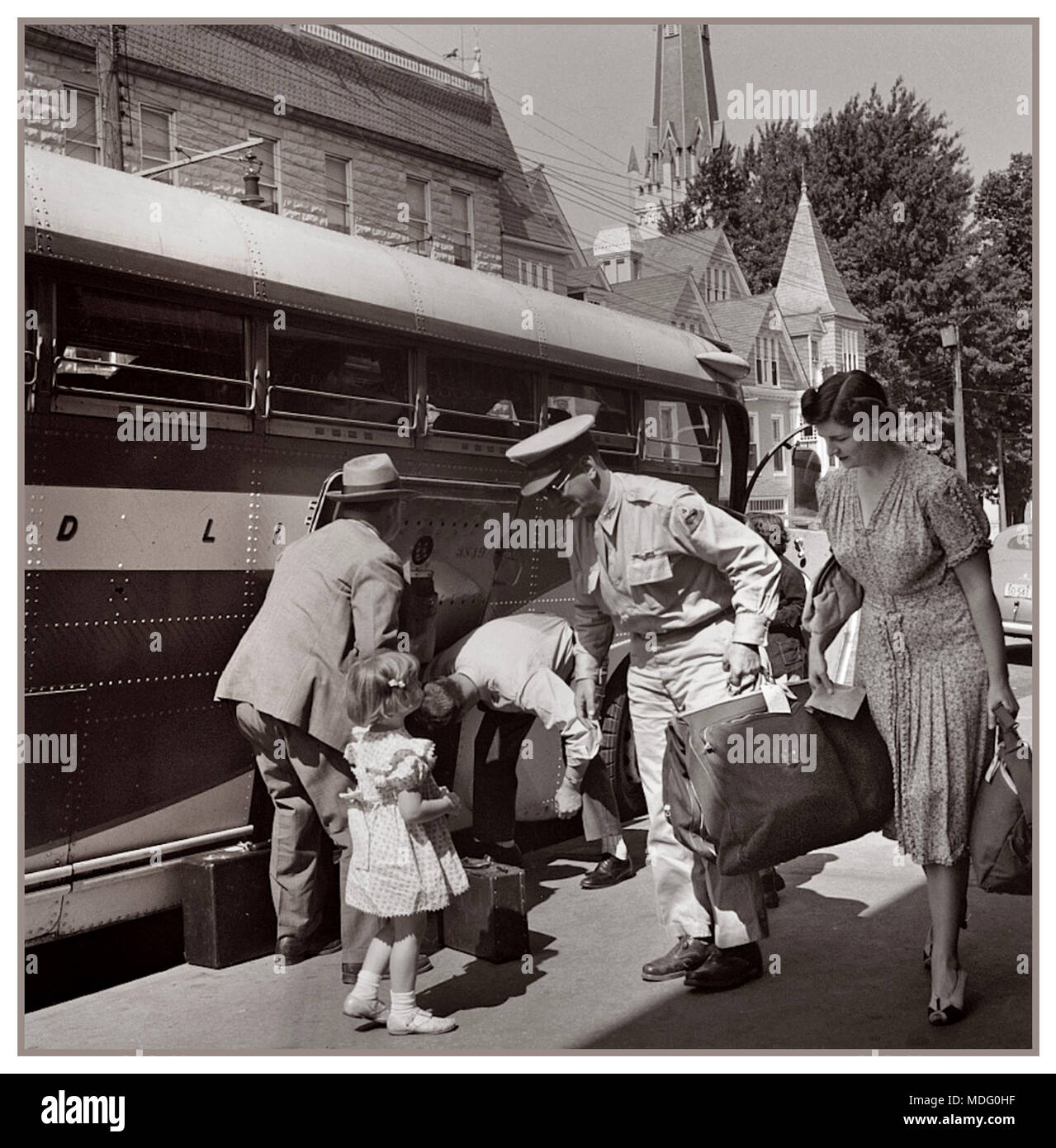 1940s vintage bus Banque de photographies et d’images à haute ...