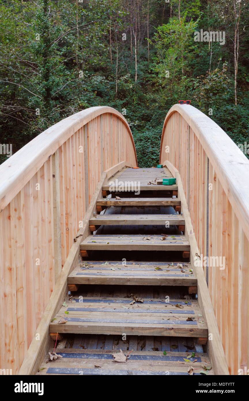 Timber steps Banque de photographies et d’images à haute résolution - Alamy