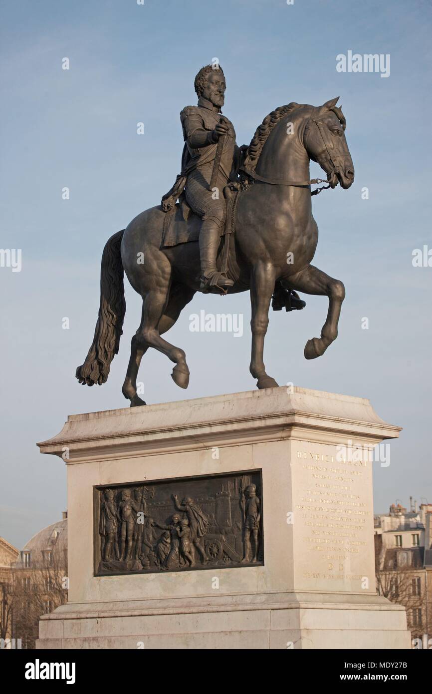 France, Ile de France, 1er arrondissement de Paris, Pont Neuf, de la ...