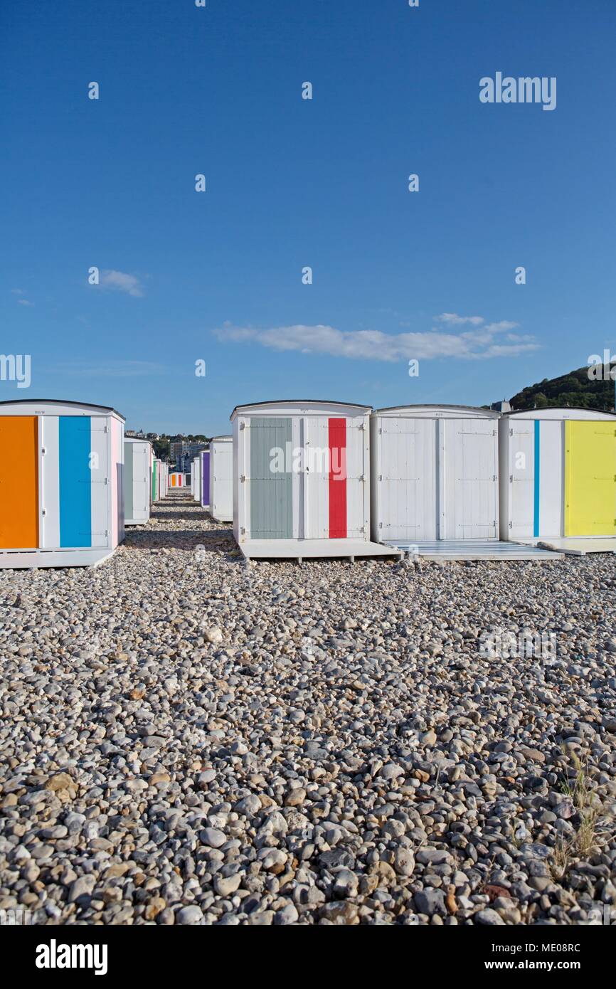Cabine de plage le havre Banque de photographies et d’images à haute ...