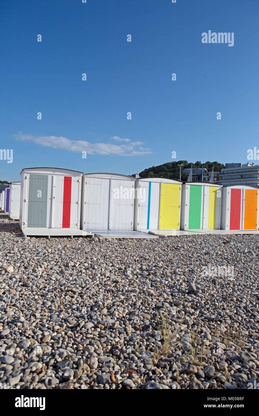 Cabine de plage le havre Banque de photographies et d’images à haute ...