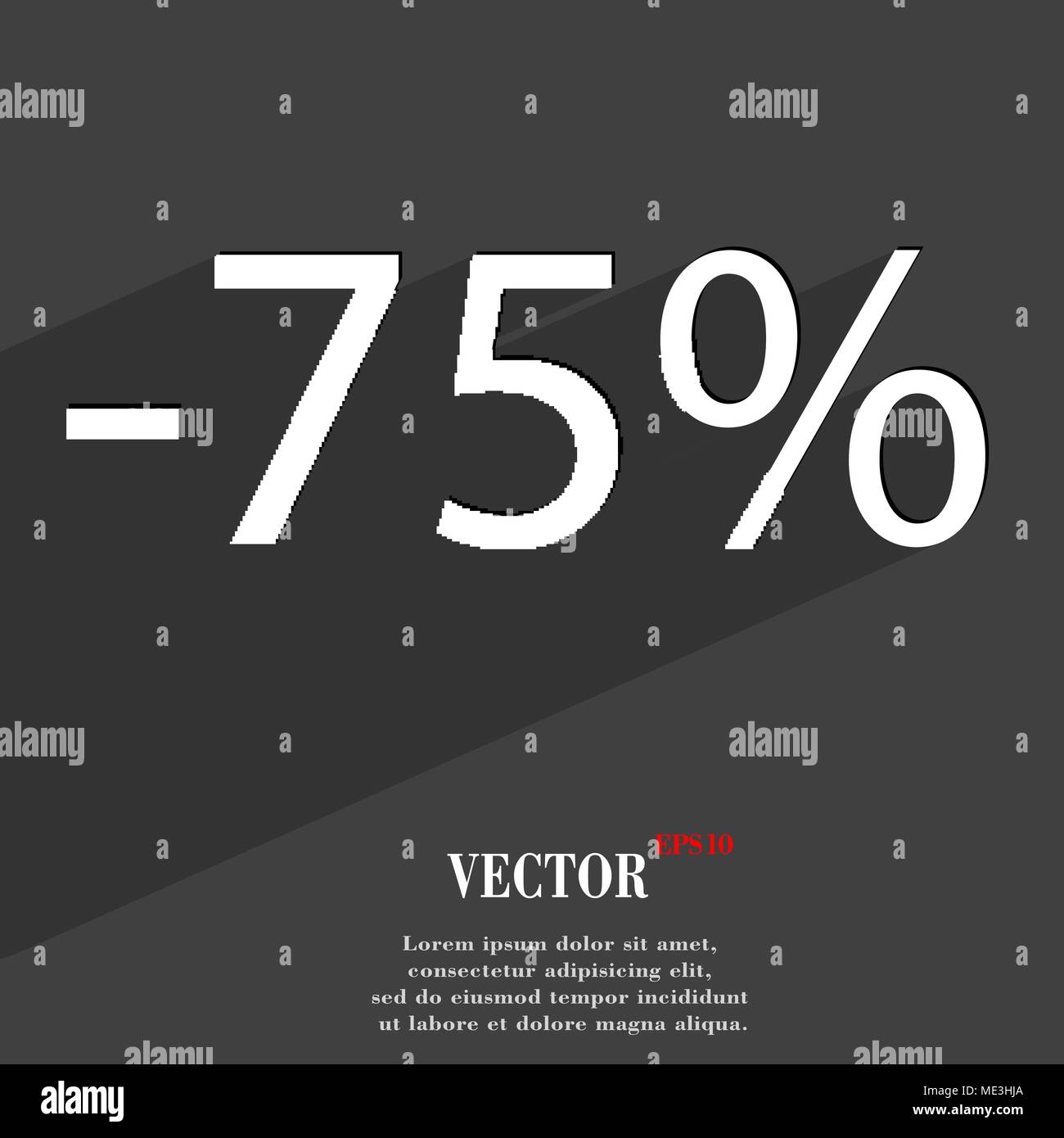 75 % de rabais symbole icône moderne télévision web design avec ombre ...