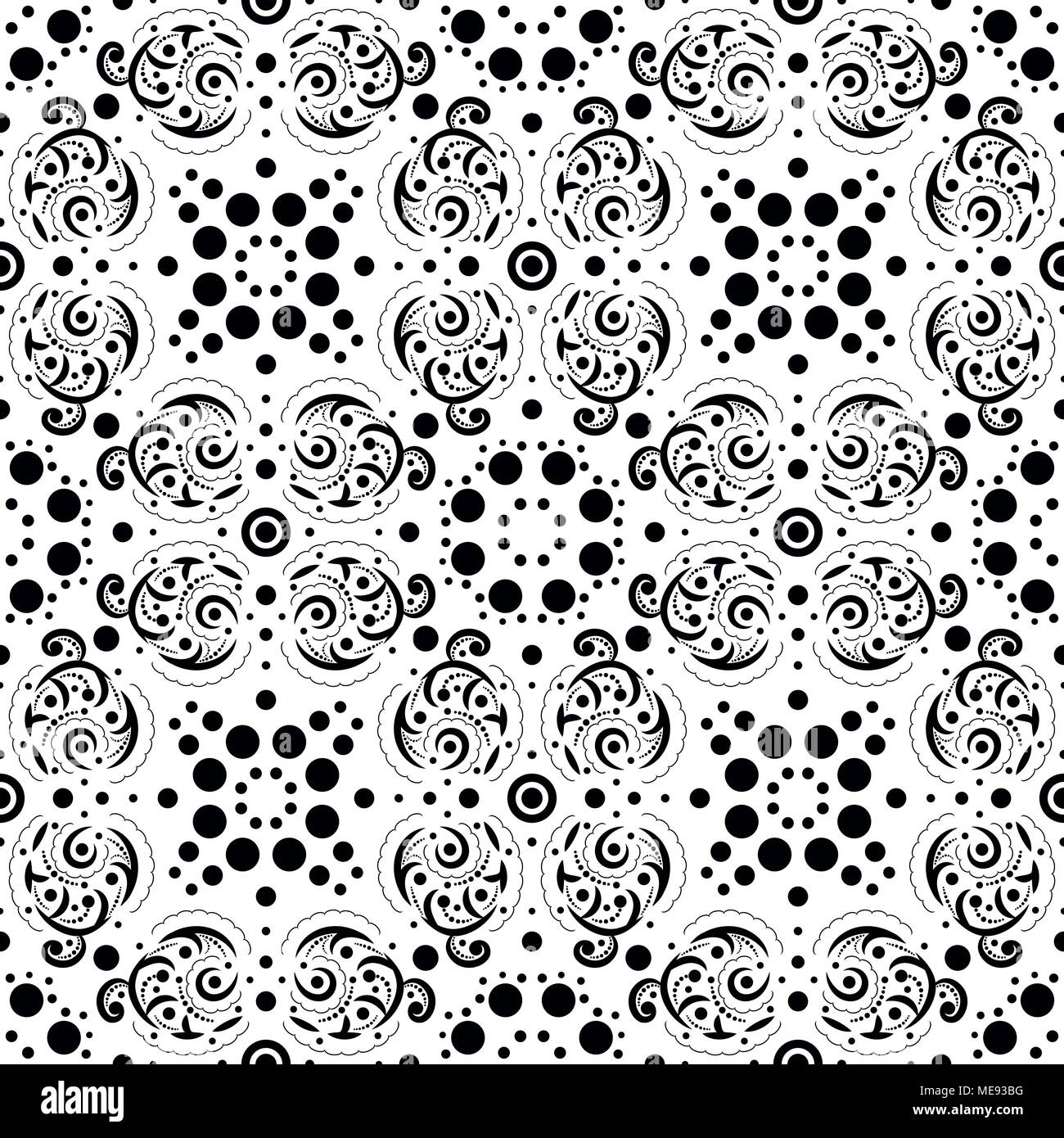 Spirale illustration noir et blanc Banque d'images vectorielles - Page ...