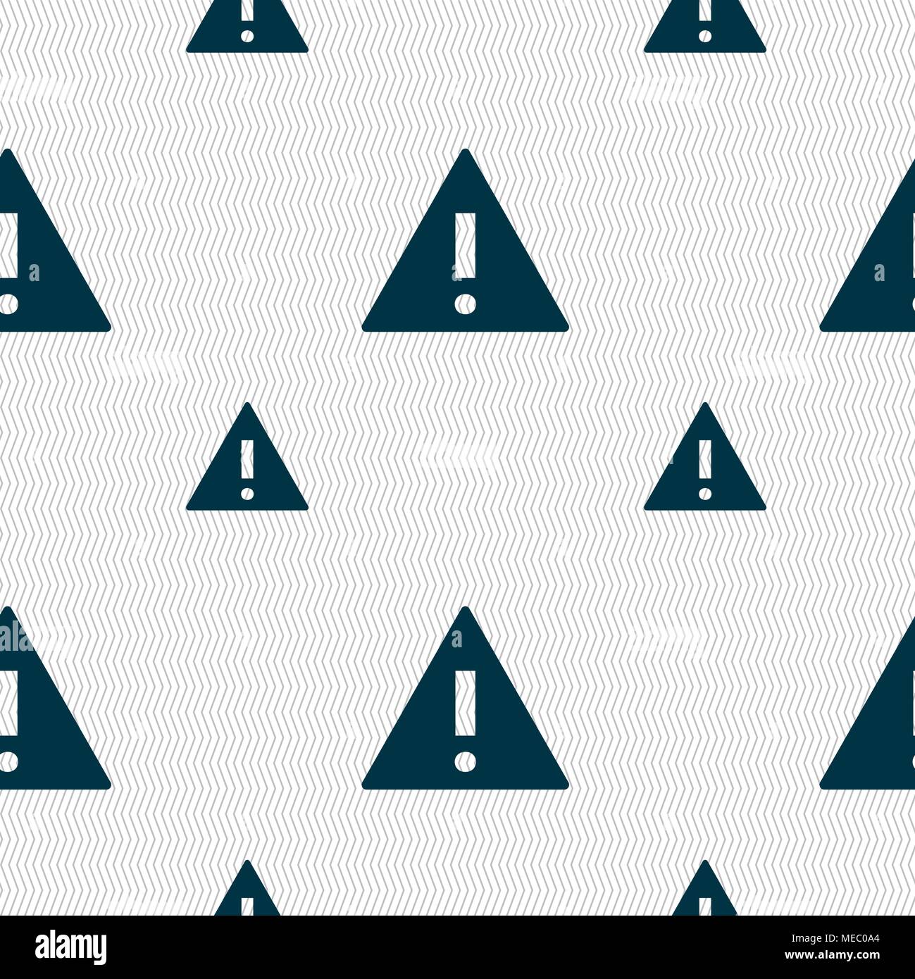 Icône de signe d'attention. Point d'exclamation. Symbole d ...