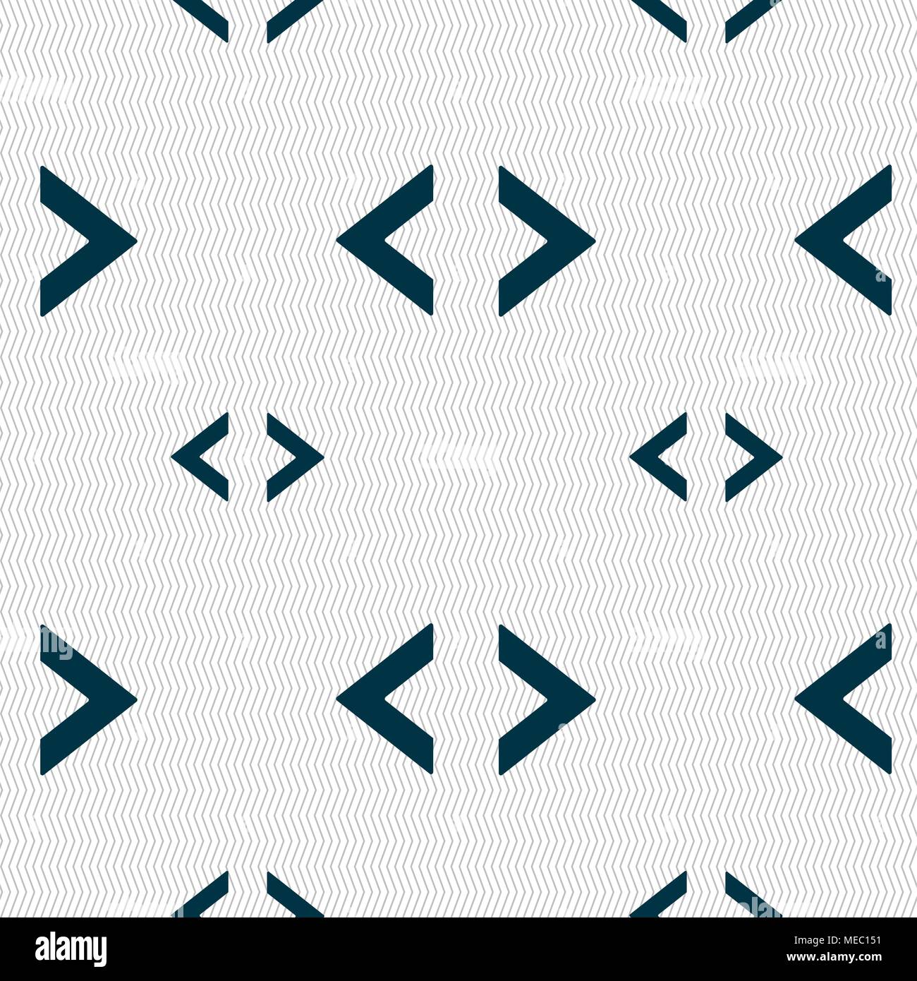 L'icône de signature de code. Symbole du programmateur. Motif ...