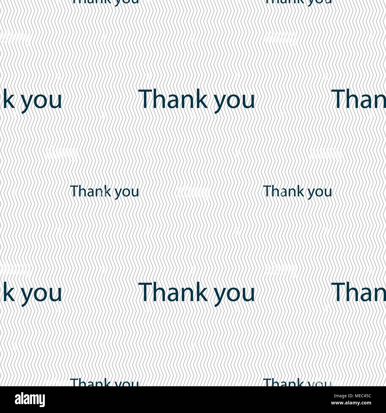 Merci signer l'icône. Symbole de gratitude. Motif géométrique ...