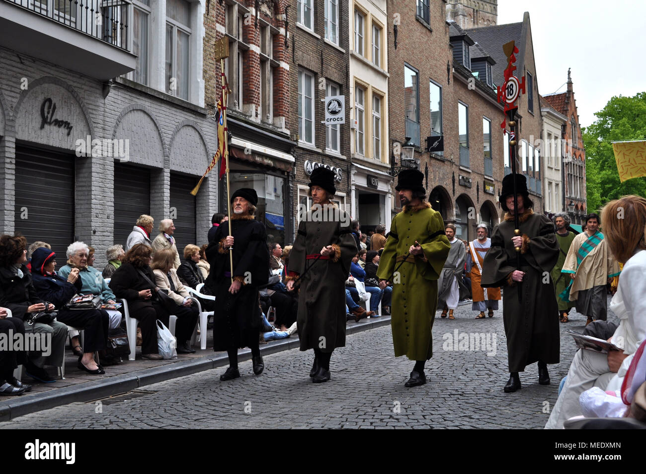 Bruges, Belgique. La Procession du Saint-Sang (Heilig Bloedprocessie ...
