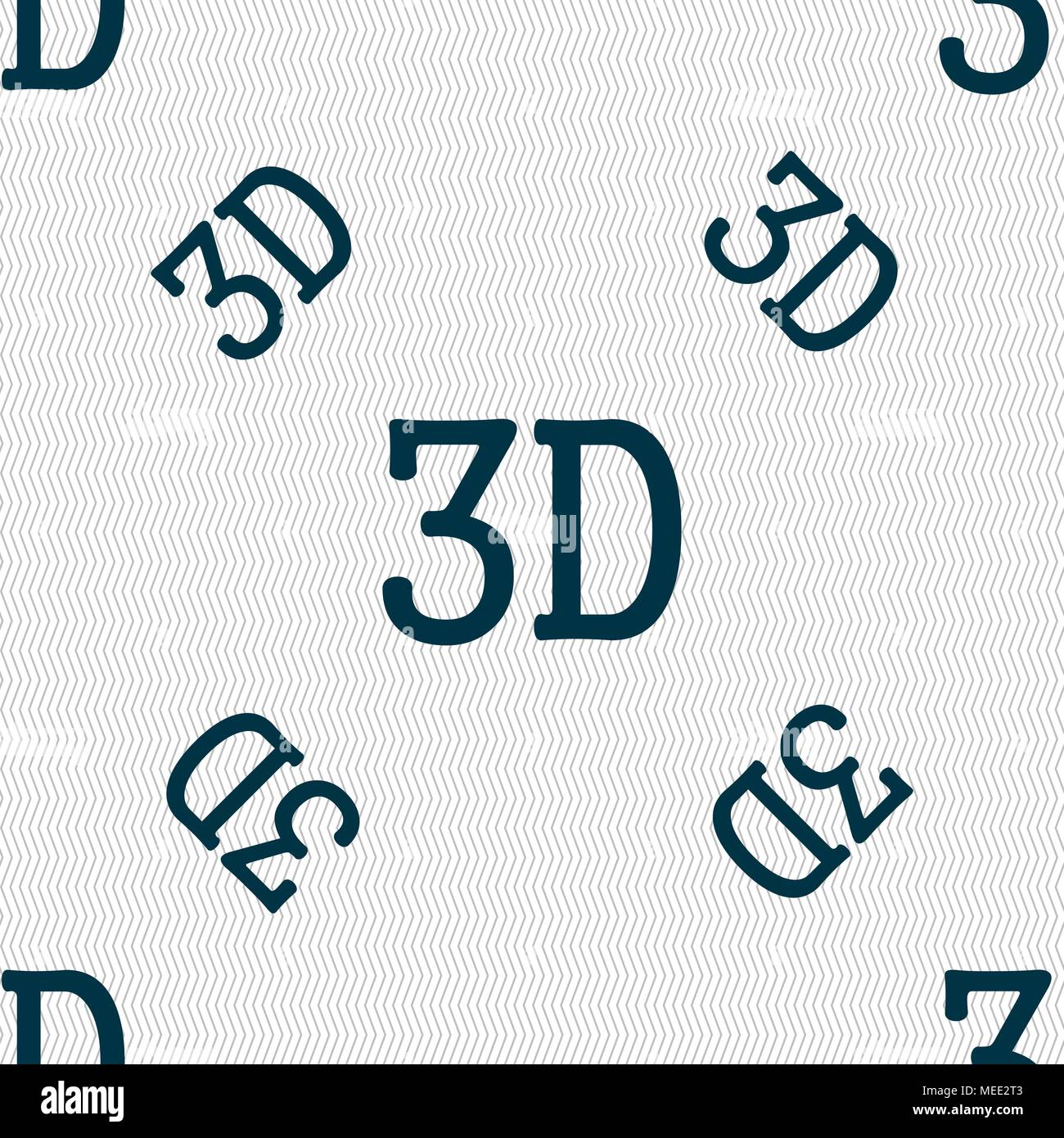 L'icône 3D INSCRIPTION. La nouvelle technologie 3D symbole. Motif ...