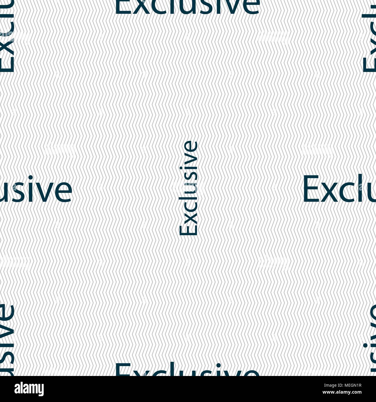 Icône de signe exclusif. Offre Spéciale Symbole. Résumé fond ...