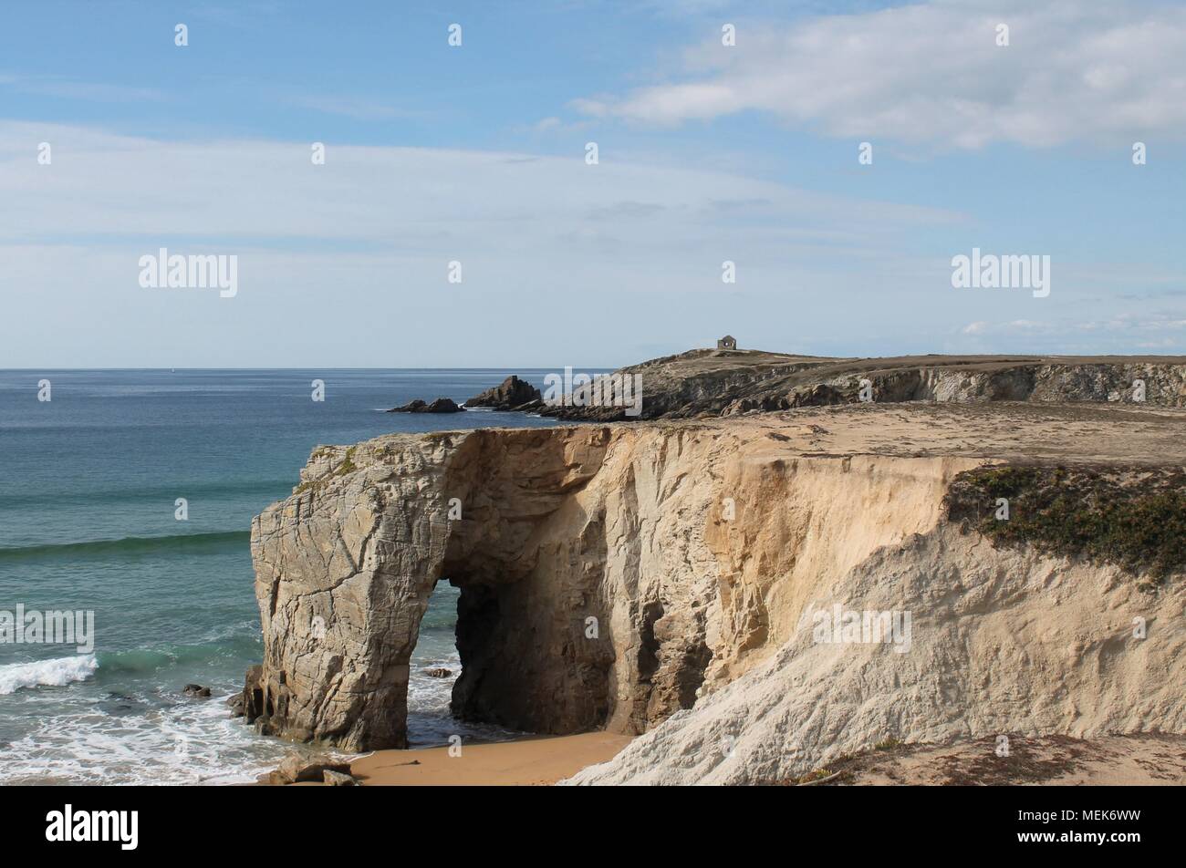 Quiberon cote sauvage port blanc Banque de photographies et d’images à ...