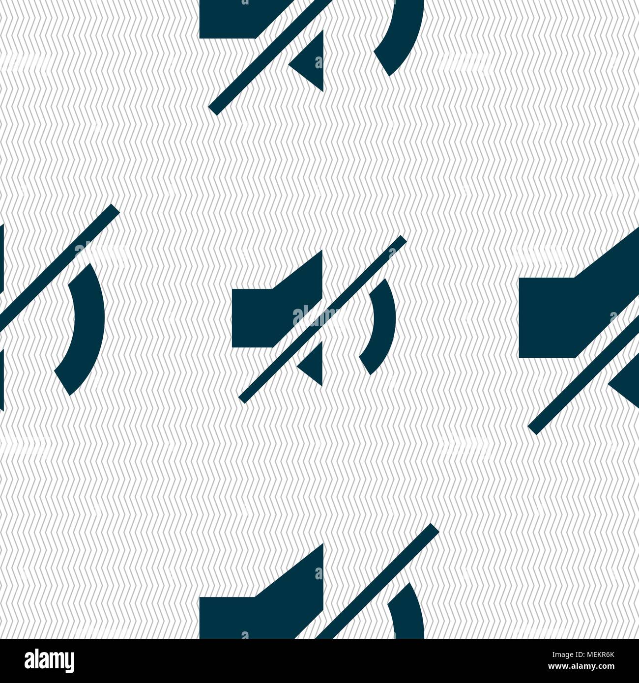 Le président signe muet icône. Symbole du son.. Résumé fond transparent ...