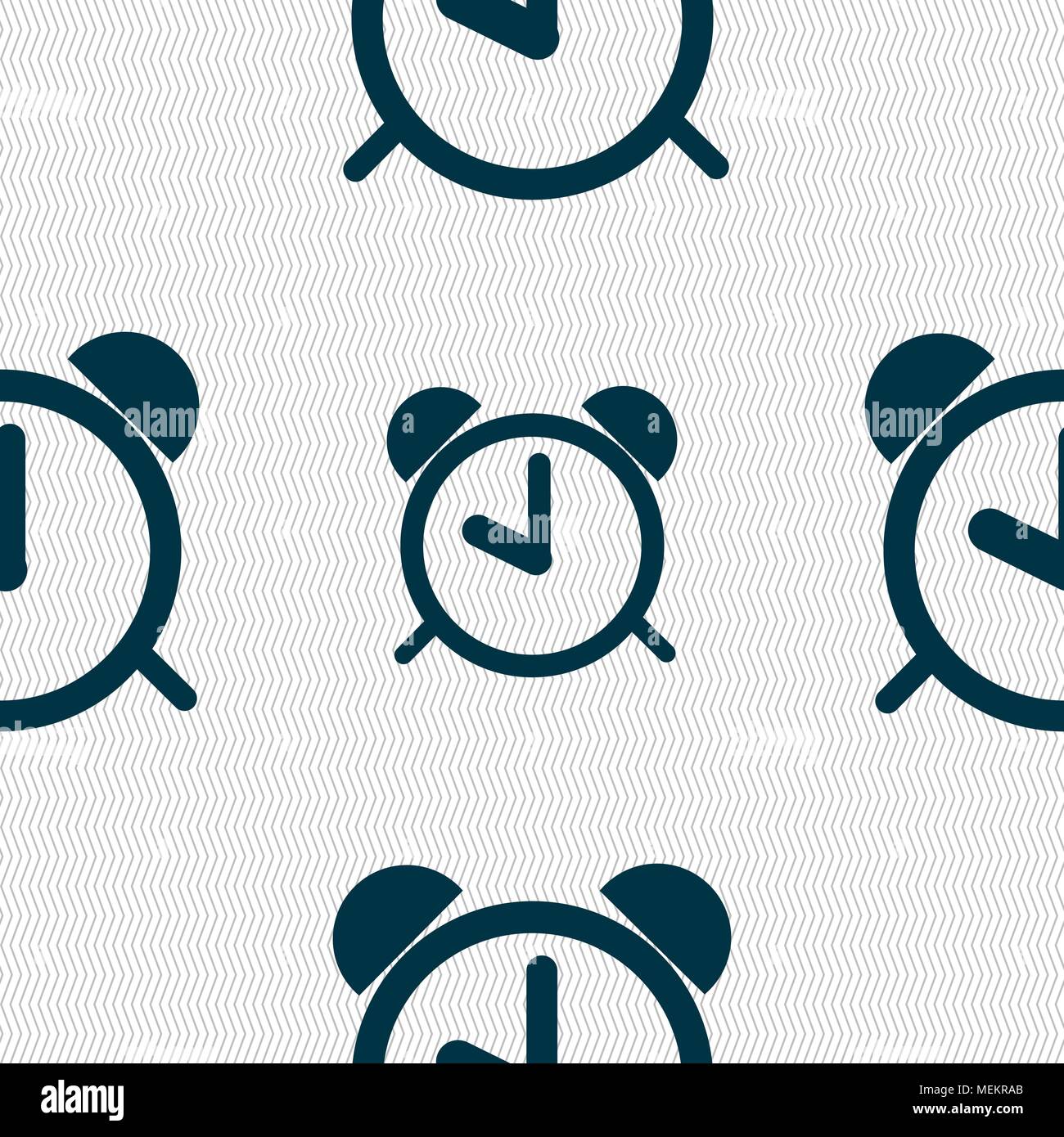 Réveil signer l'icône. Service de réveil / symbole. Résumé fond ...