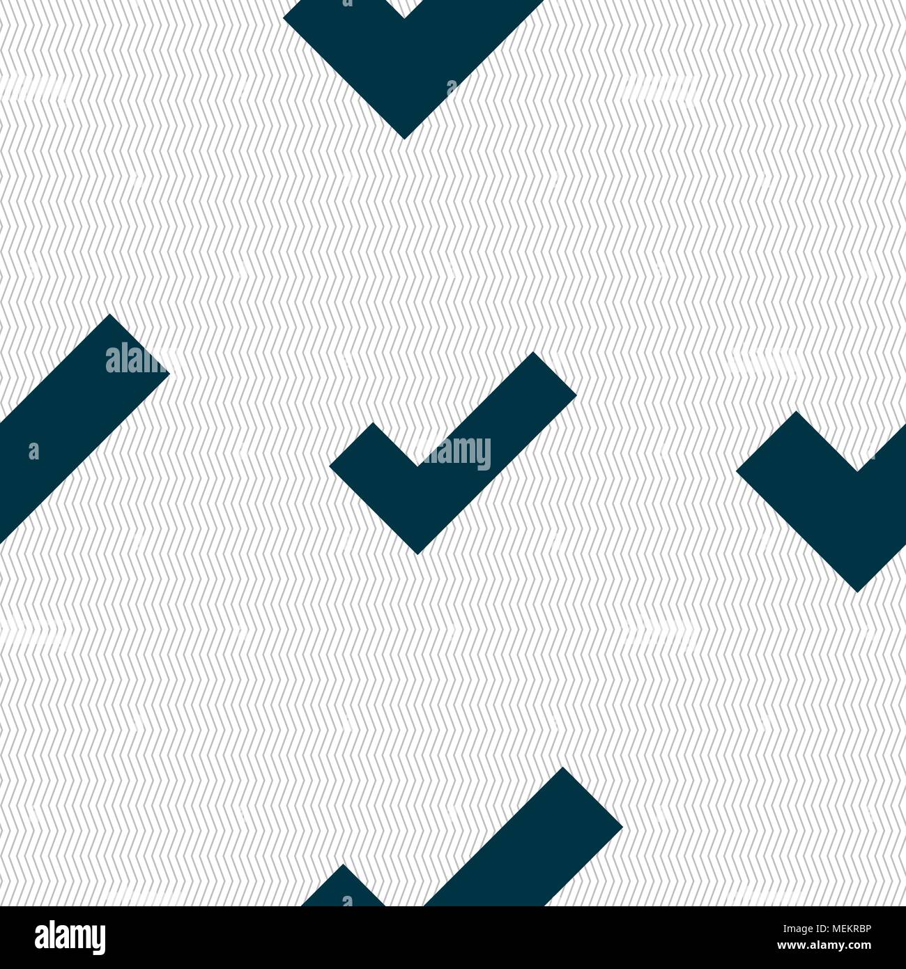 Icône de signe coche . Confirmer symbole approuvé. Résumé fond transparent avec des formes ...