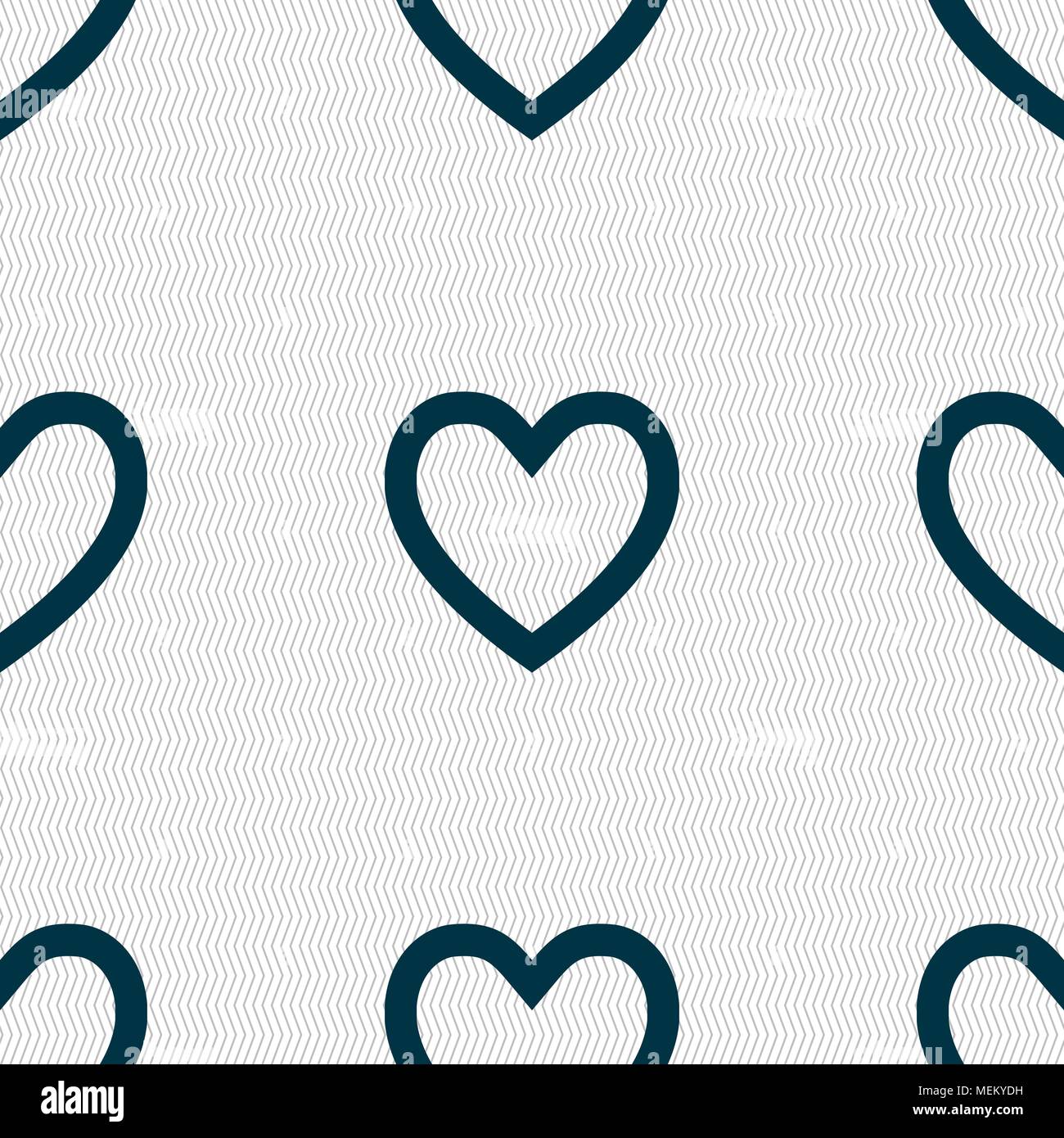 Icône de signe du coeur. Symbole d'amour. Résumé fond transparent avec ...
