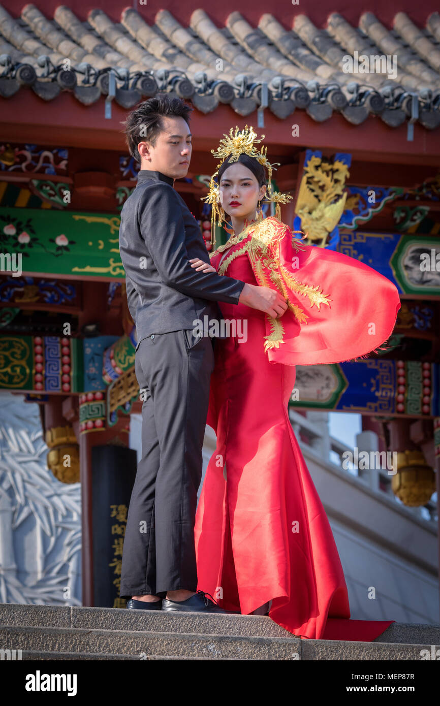 Costume traditionnel chinois Banque de photographies et d’images à ...