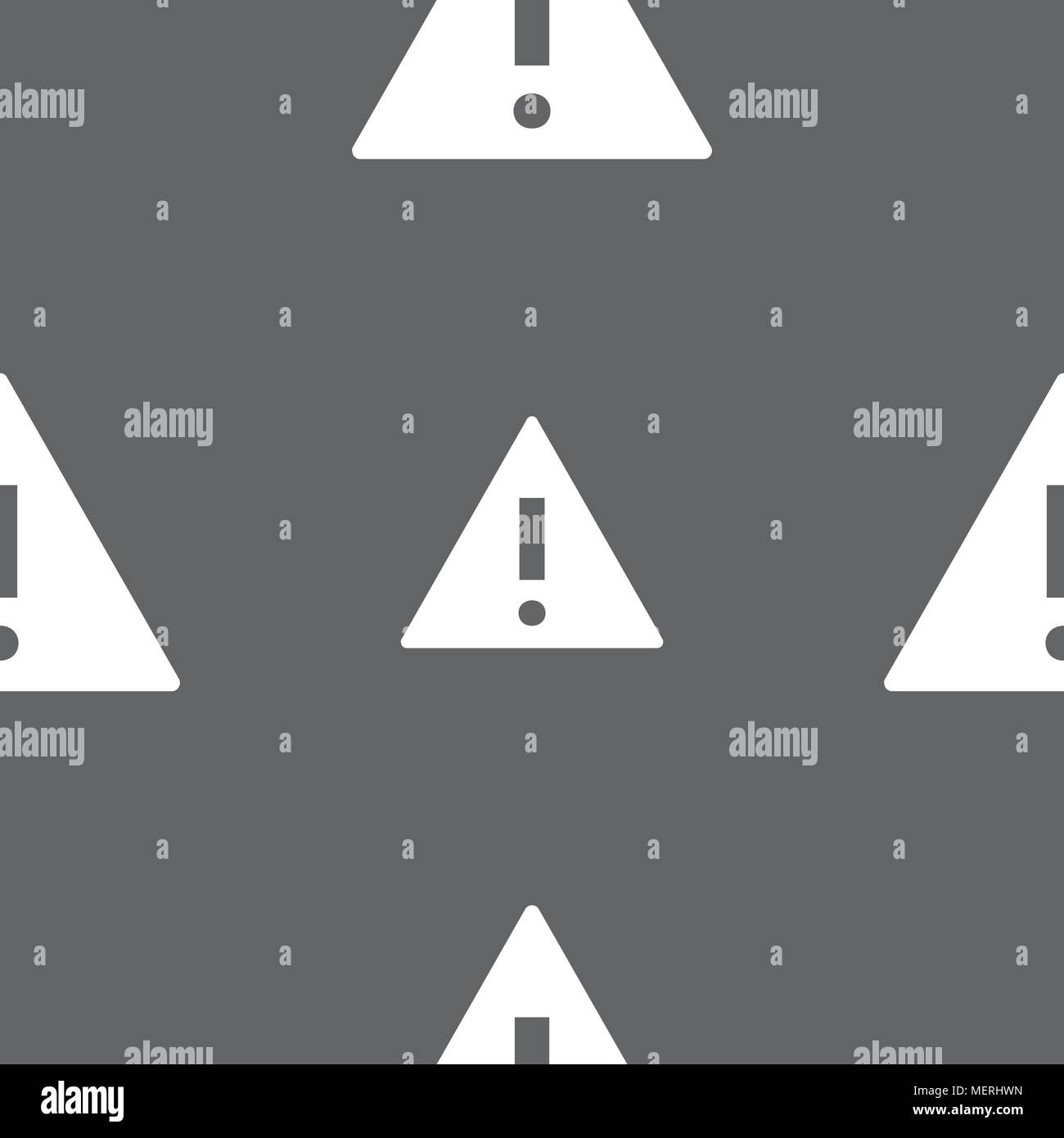 Icône de signe d'attention. Point d'exclamation. Symbole d ...