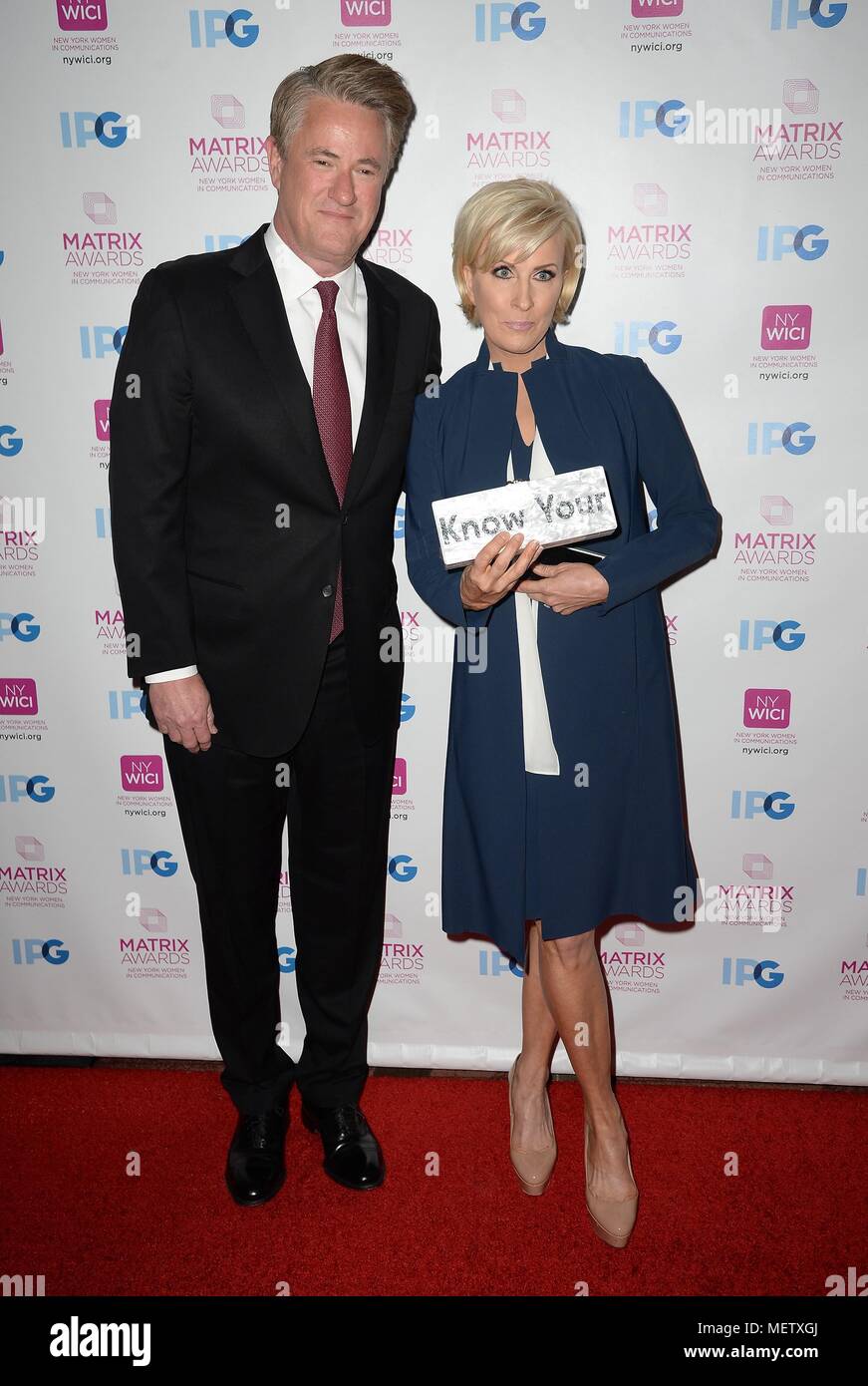 Joe scarborough and mika brzezinski Banque de photographies et d’images ...