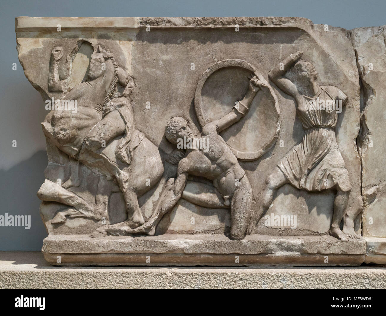 Londres. L'Angleterre. British Museum, l'allégement de la Mausolée d ...