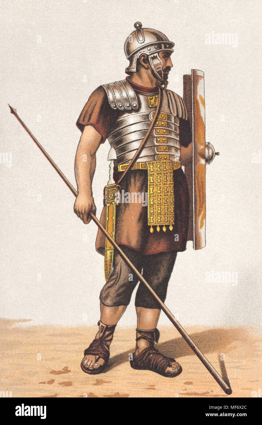 Armure de légionnaire romain avec lance et bouclier Photo Stock - Alamy Armure de légionnaire romain avec lance et bouclier Photo Stock - Alamy