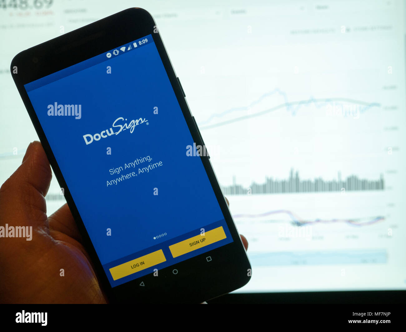 Signature de docusign Banque de photographies et d’images à haute résolution - Alamy