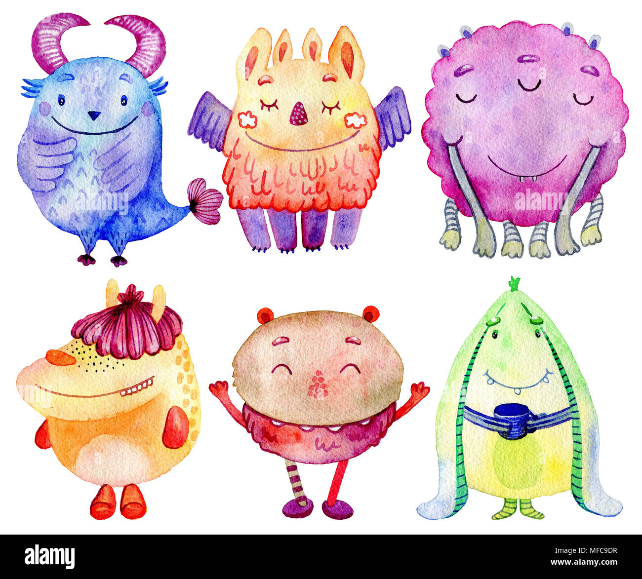 Monstres Cartoon Banque d'images détourées - Alamy