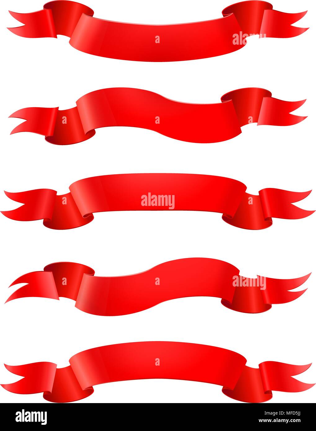 Ribbon set Banque de photographies et d’images à haute résolution - Alamy