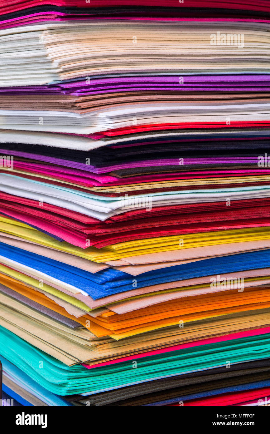 Felt fabric texture background Banque de photographies et d’images à ...